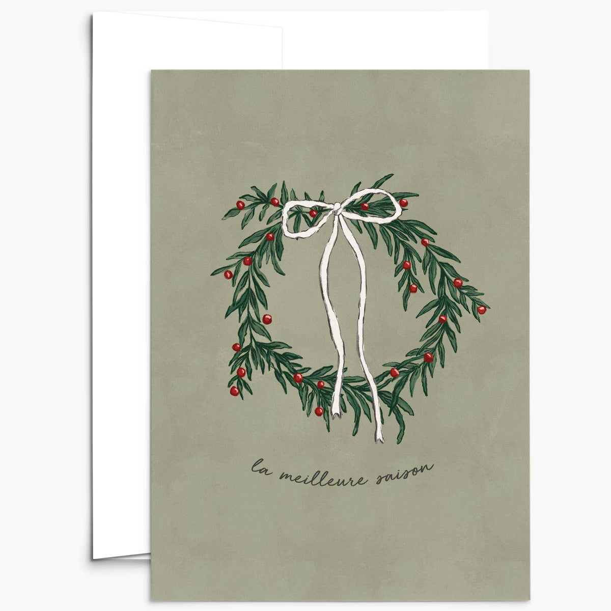The Best Season Christmas Card – Holiday Wreath Design | Mimi & August