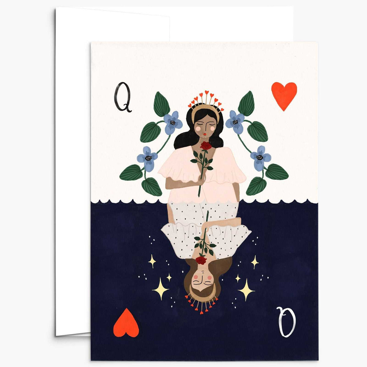 Queen of hearts Valentine's Day Greeting Card | Mimi and August – Mimi ...