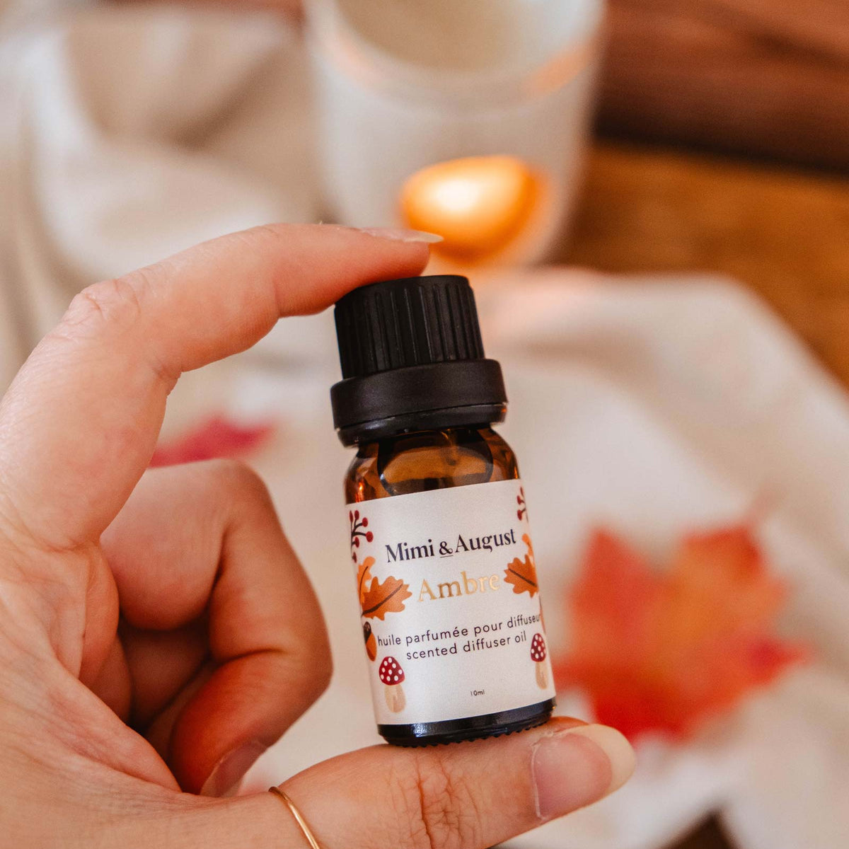 Ambre Scented Oil for Diffusers | Fig, Cedar & Coconut | Mimi & August