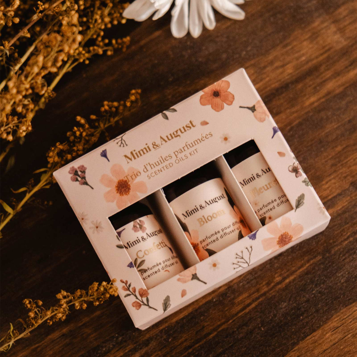 Spring Scented Oil Trio - Bloom, Confetti & Fleurette - Mimi & August
