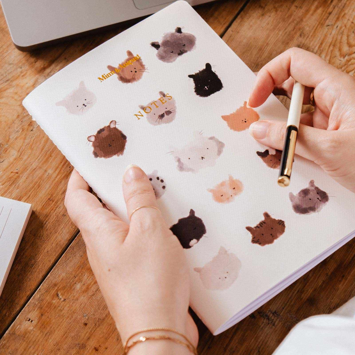 Cat Journal Notebook – Lined Writing Pad & Stationery | Mimi & August