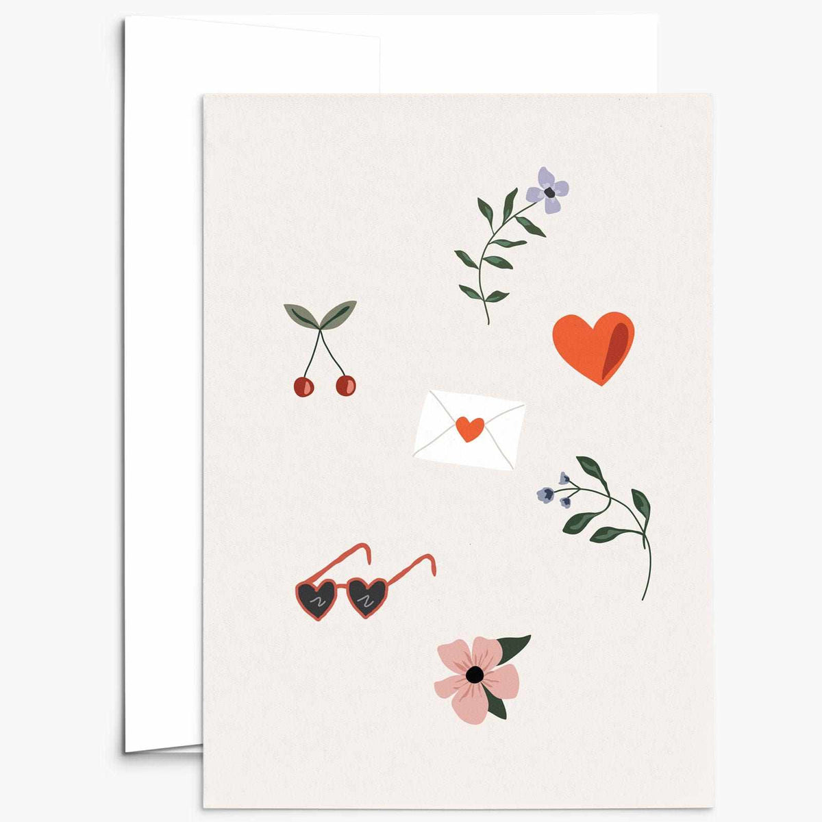 Carte de vœux Saint-Valentin douce et minimaliste | Mimi & August