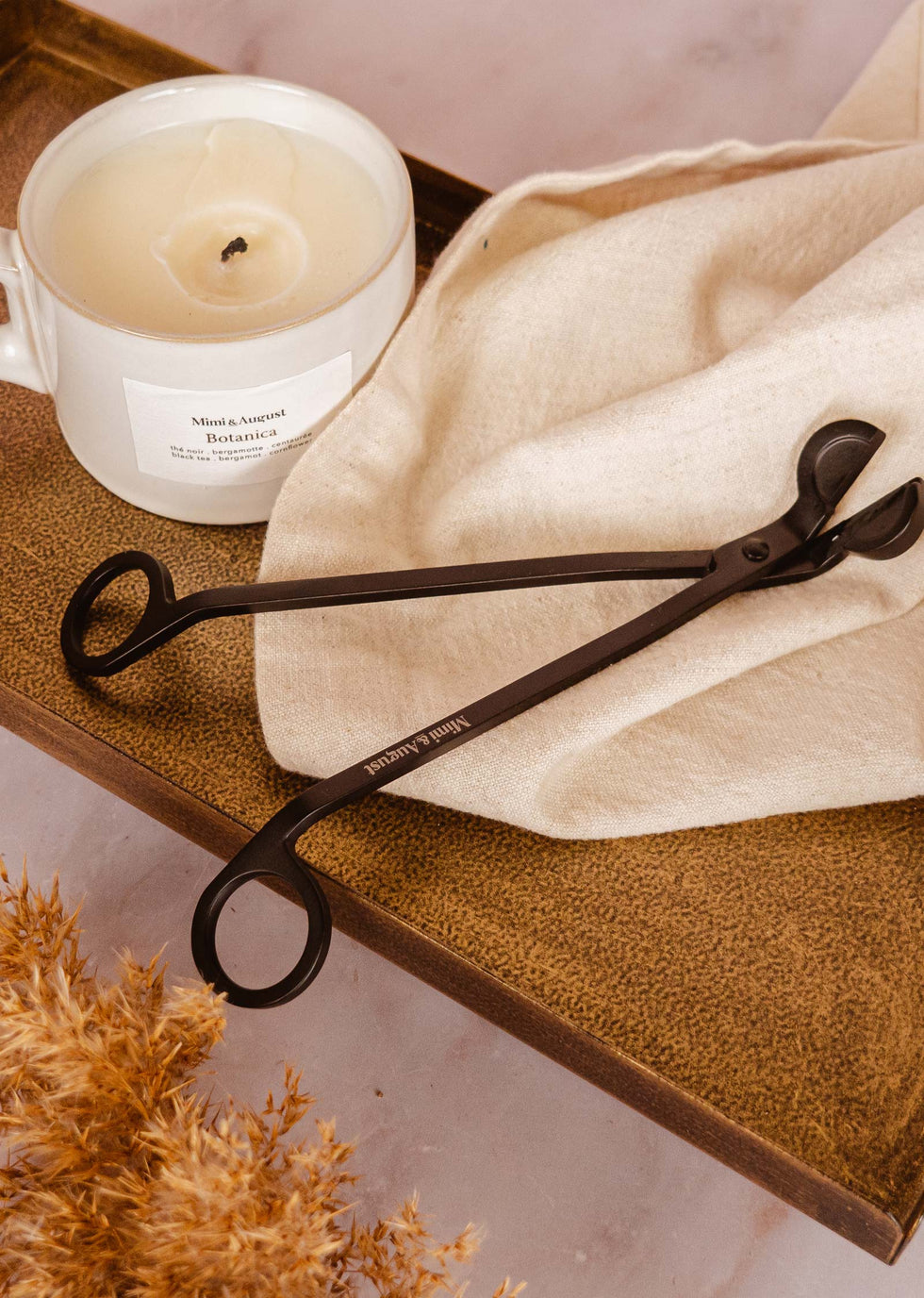 Sharp Candle Wick Trimmer Stainless steel - Mimi & August